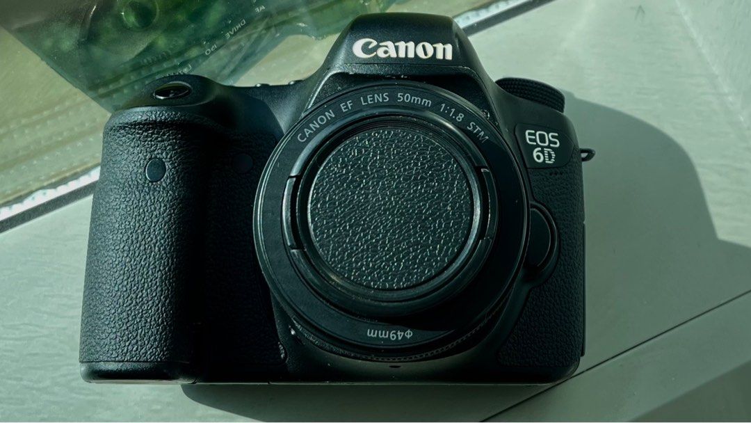 Canon EOS 6D Full Frame Sensor DSLR 20.2MP + 50mm 1.8 STM Lens ...