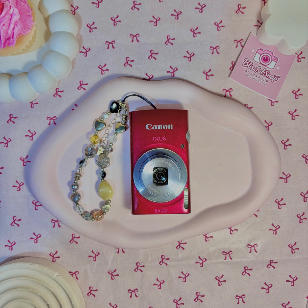 Canon ixus 145 in red, Photography, Cameras on Carousell