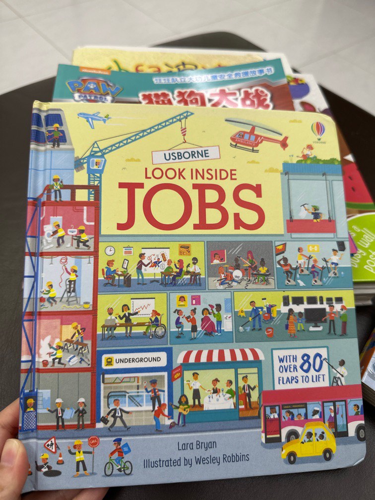Children Books Usborne book Look Inside Jobs, Hobbies & Toys, Books ...