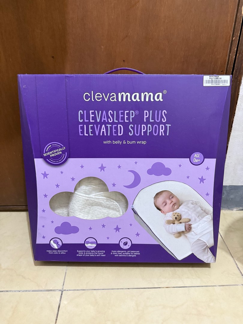 ClevaSleep Plus Elevated Support with belly & bum wrap, Babies & Kids ...