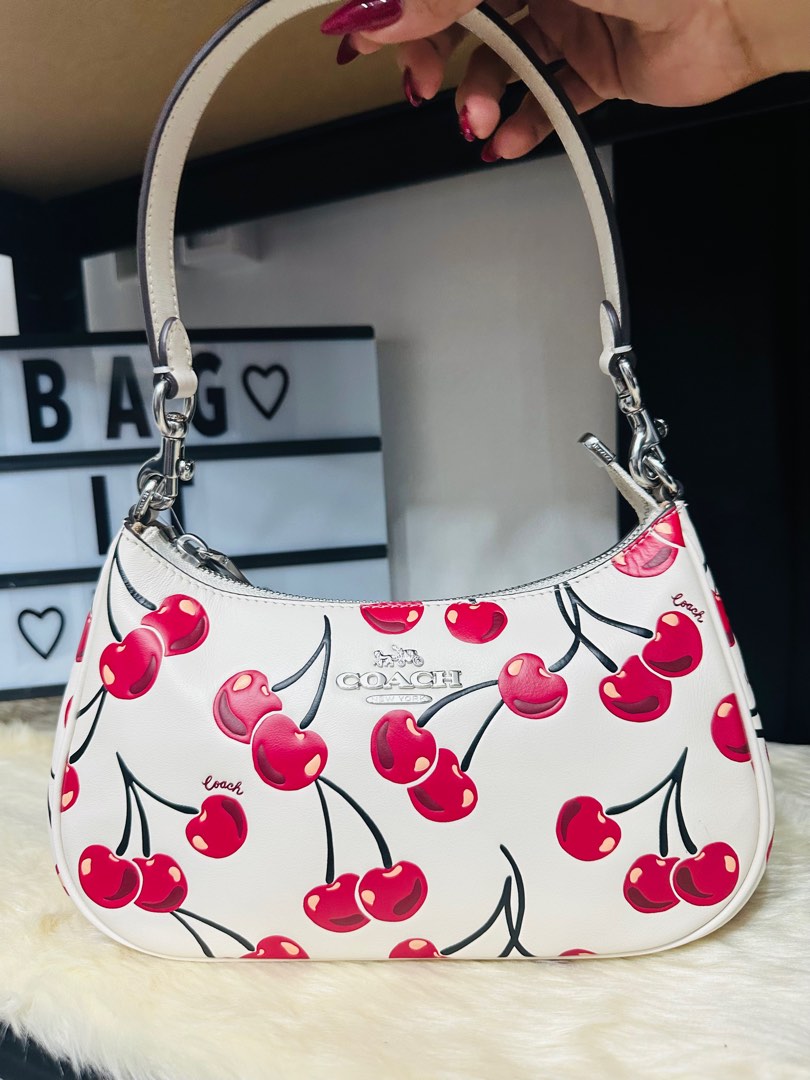 Coach Mini Teri in Cherry Print, Luxury, Bags & Wallets on Carousell