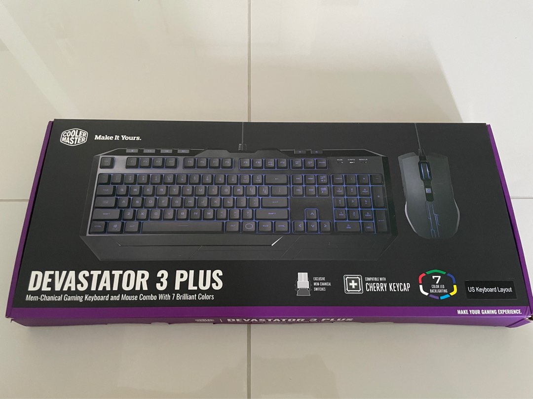 Cooler Master Devastator 3 Plus Keyboard & Mouse, Computers & Tech, Parts & Accessories ...
