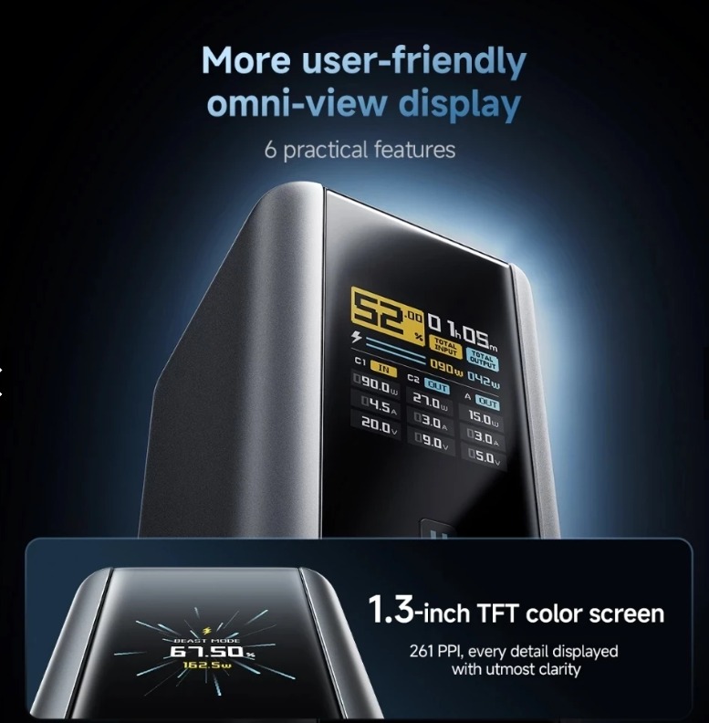 CukTech 15 Ultra Power Bank 20000mAh 210W MAX 45W Laptop PD 100W ...