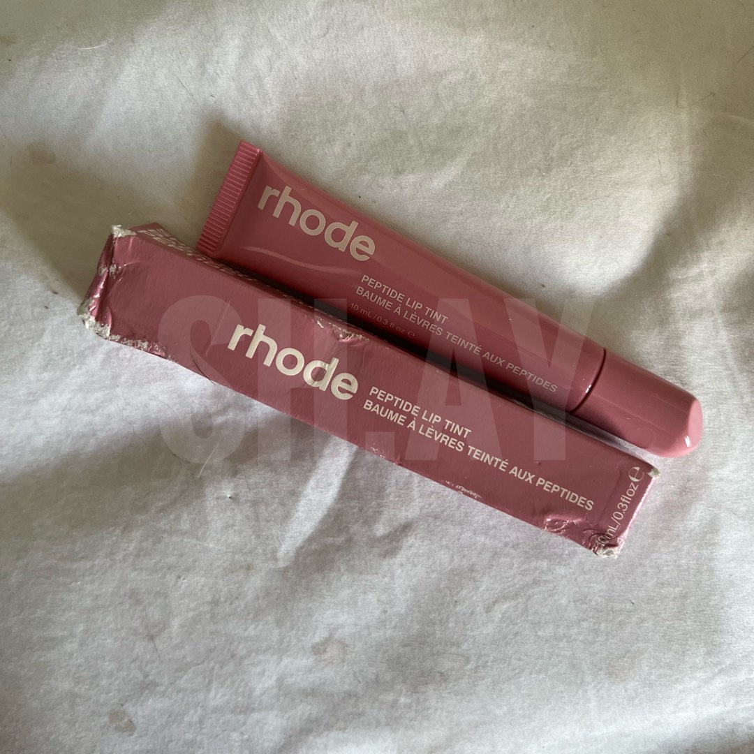 DAMAGED BOX - Rhode Peptide Lip Tint in Ribbon, Beauty & Personal Care ...