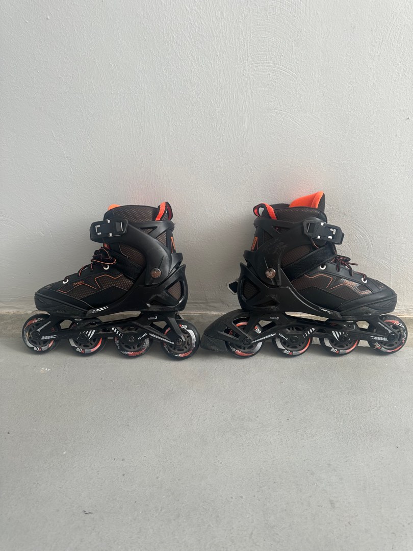 Decathlon Oxelo Inline Skates / Rollerblades Size EU 38 With Full Set ...