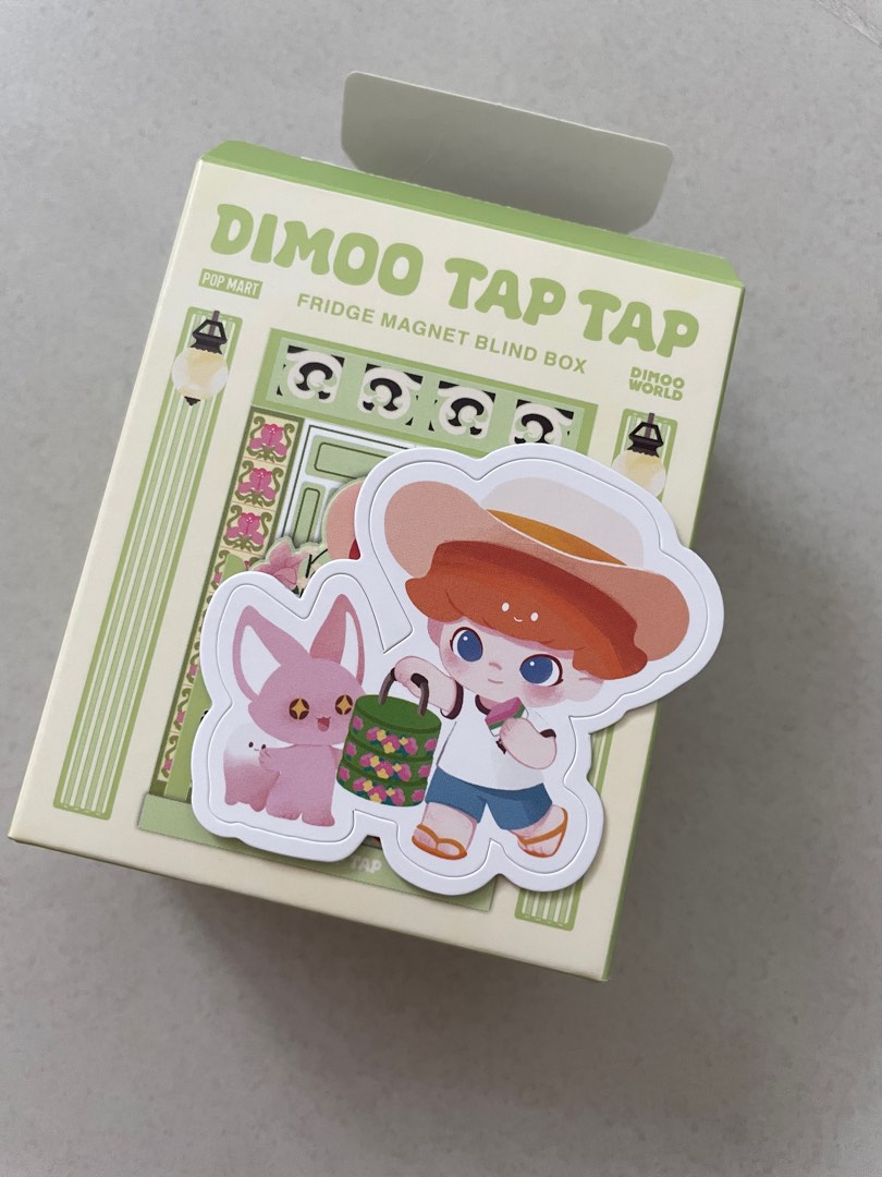 Dimoo Tap Tap Fridge Magnet - Yummy, Hobbies & Toys, Toys & Games on ...