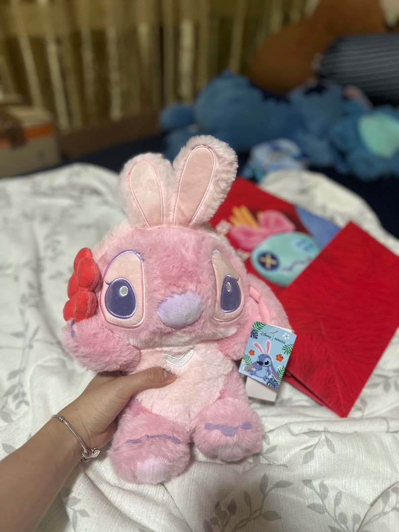 Disney miniso Stitch Collection costume changing bunny plush toy ...