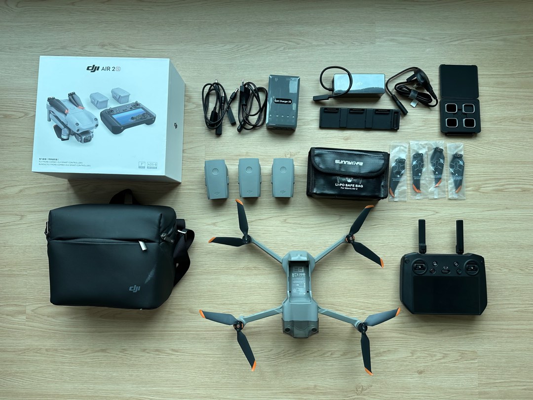 DJI Air 2S Fly More Combo with RC Pro, Photography, Drones on Carousell