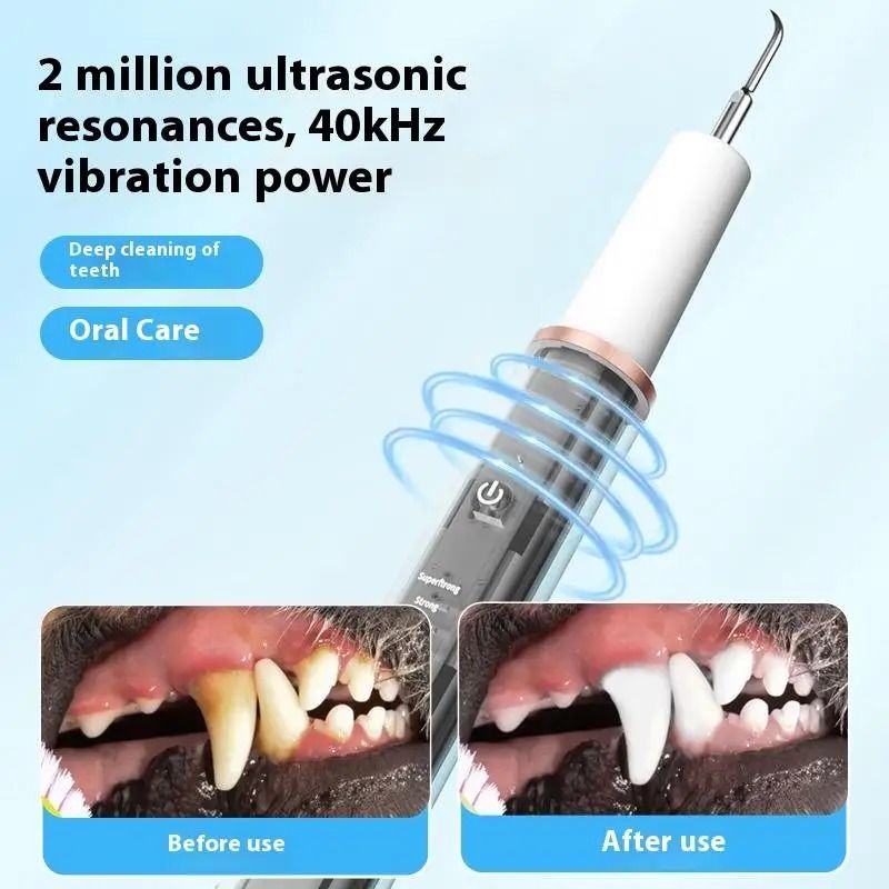 Dog Cat Grooming Smart Dental Ultrasonic Scaler Household Tooth Stone ...