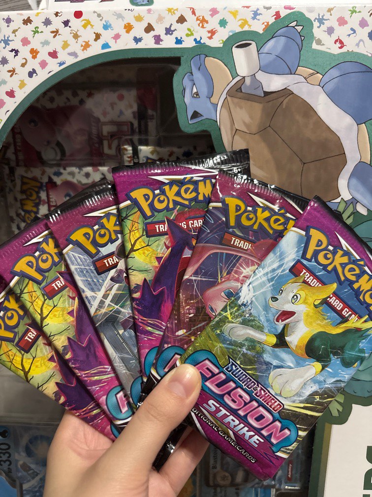 Fusion Strike Pokemon Packs, Hobbies & Toys, Toys & Games on Carousell