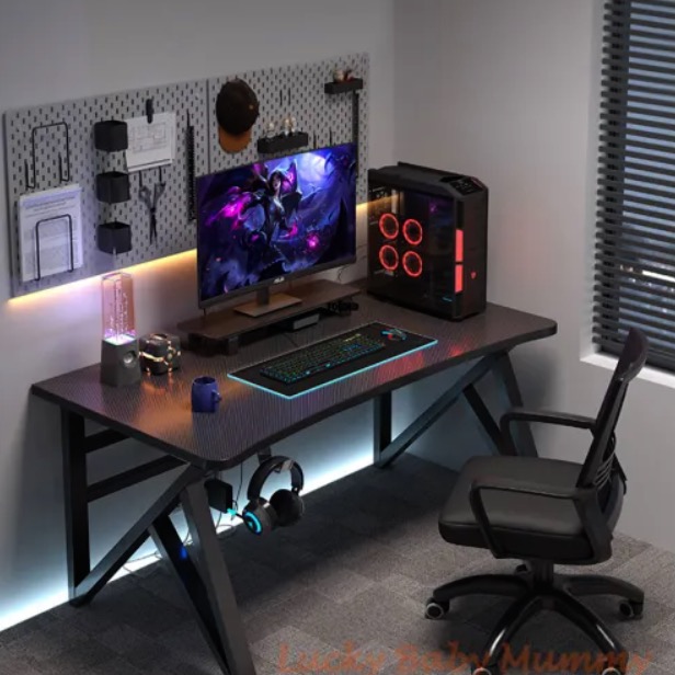 Gaming Computer Table | LED Gaming Desk | Office Work Station | Laptop ...