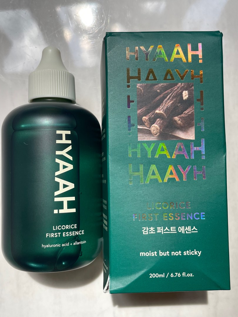 HYAAH Licorice First Essence 200ml, Beauty & Personal Care, Face, Face ...