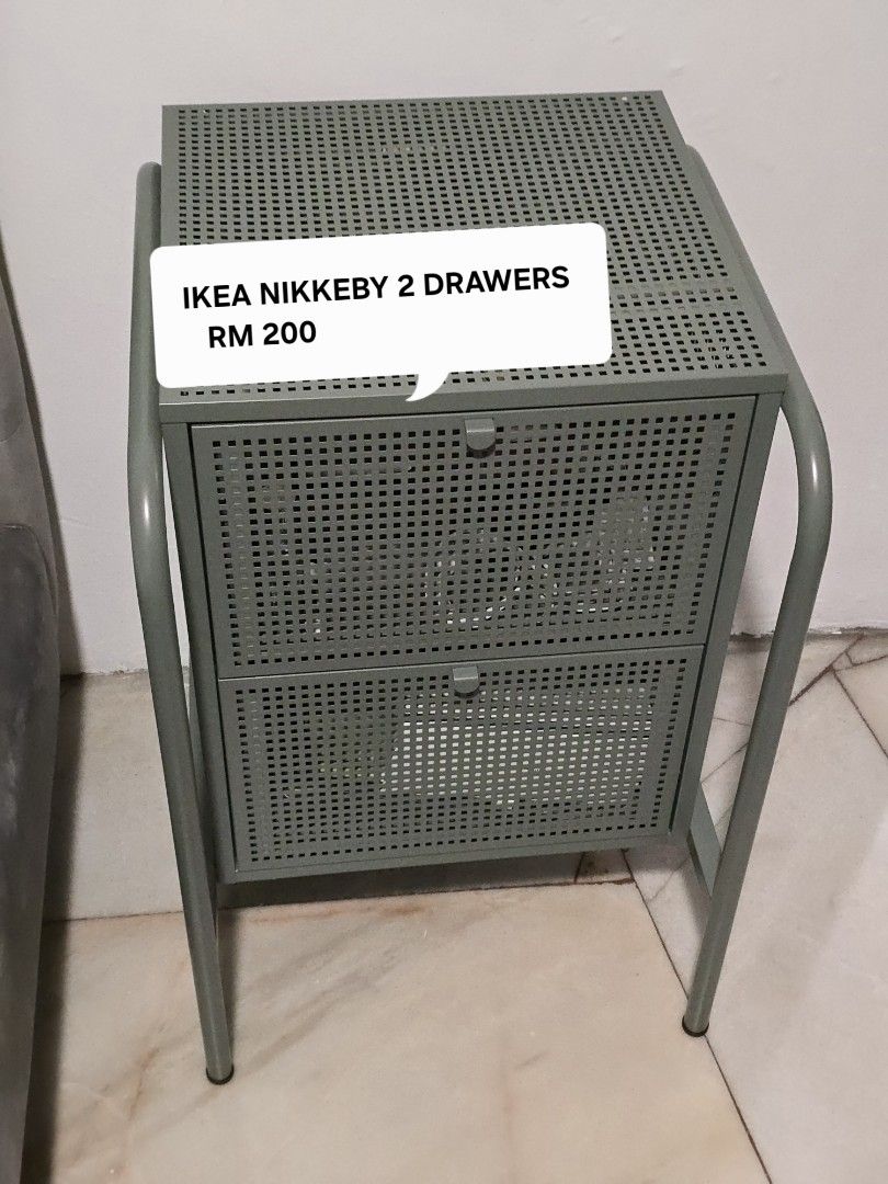 IKEA NIKKEBY 2 DRAWERS, Furniture & Home Living, Furniture, Other Home ...