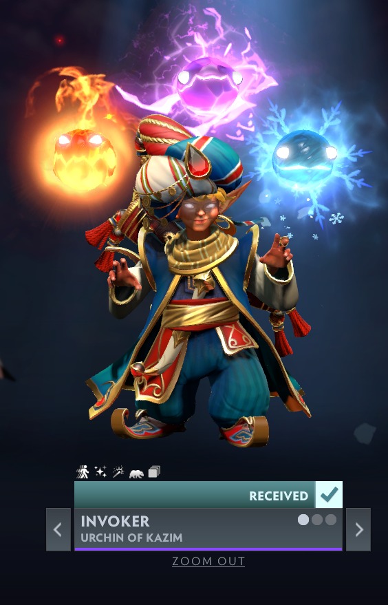 Invoker Set - Urchin of Kazim Invo Kid Persona Dota 2 Spring 2025 ...