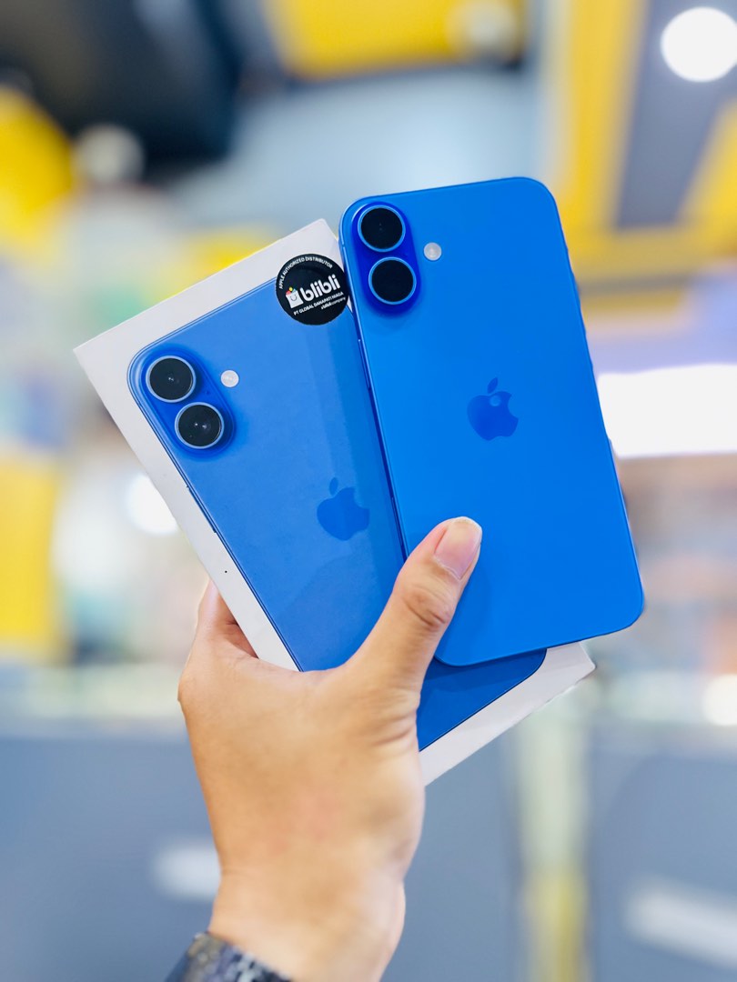 iPhone 16 Plus 128GB iBox 1 Bulan pakai, Telepon Seluler & Tablet ...