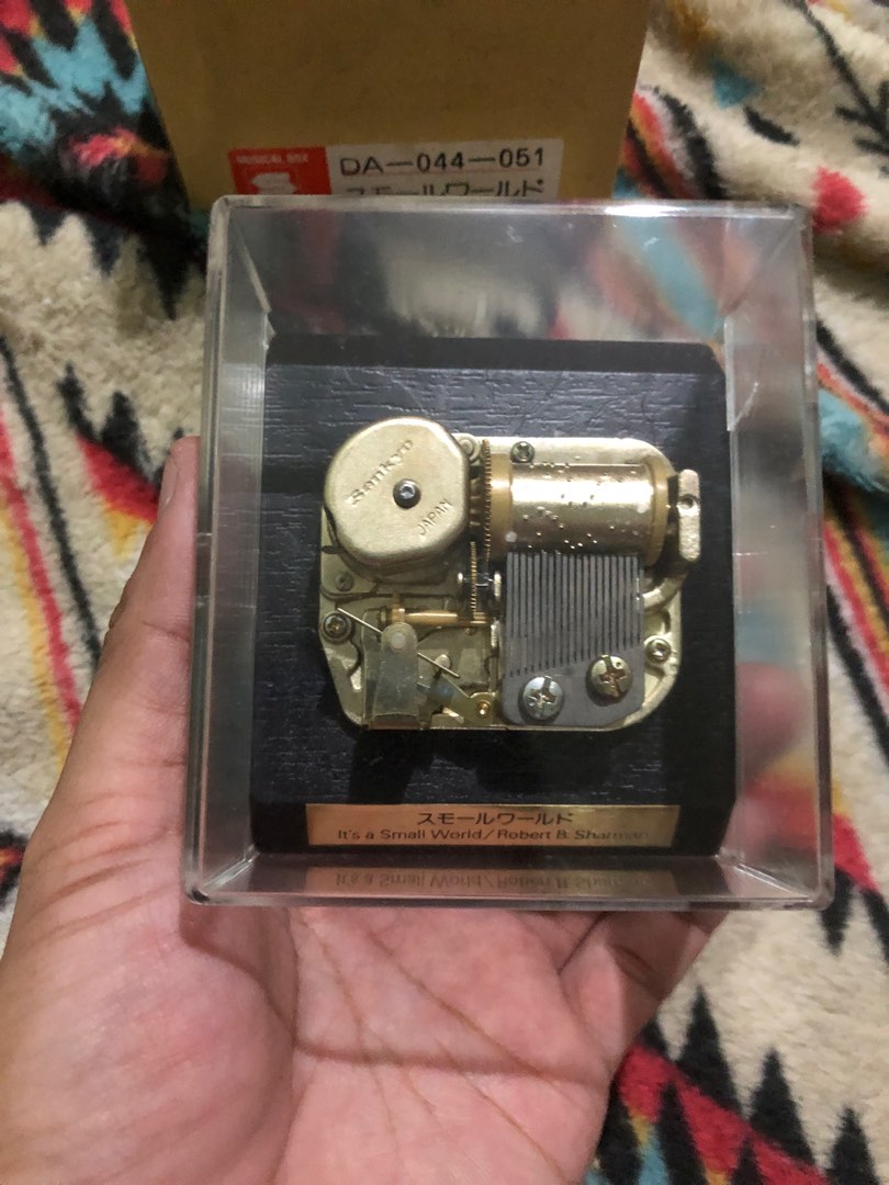 Its A Small world by Robert Sharman music box, Hobbies & Toys ...