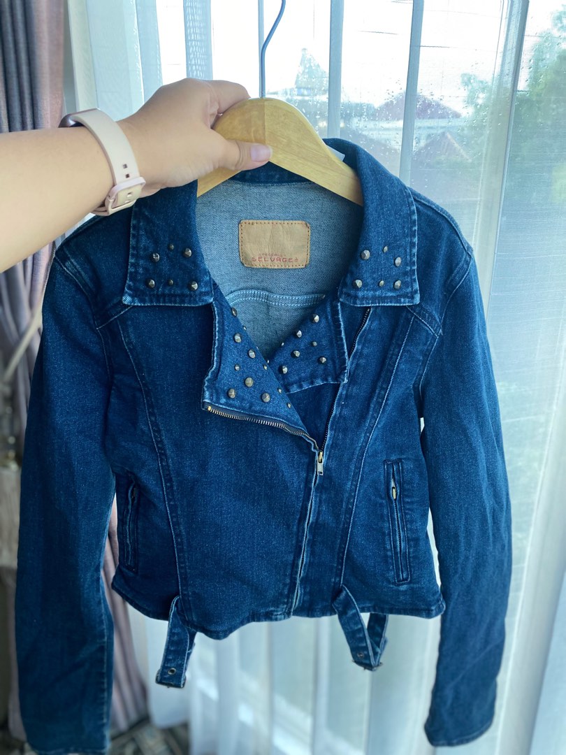 Jaket jeans anak perempuan model crop. Jaket denim anak perempuan model ...