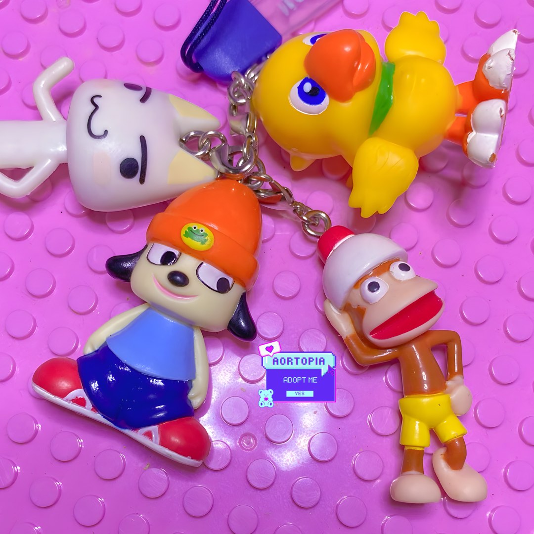 Japan Trinket PlayStation Characters Strap PaRappa Rapper Toro Inoue ...