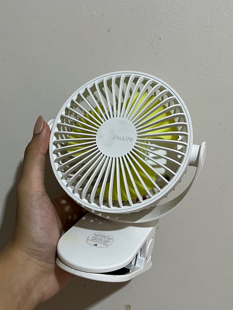 JisuLife Rechargeable Clip Fan 4 Speed, TV & Home Appliances, Air ...