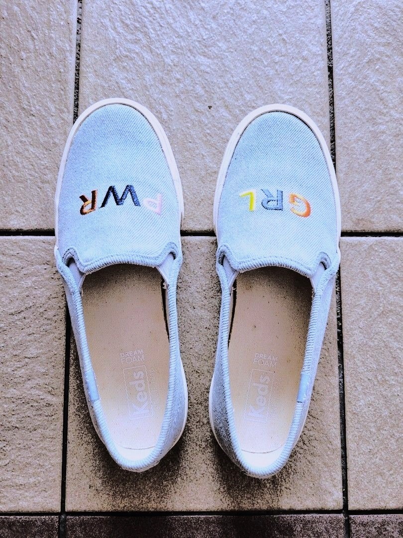 Keds shoes (light denim), Women's Fashion, Footwear, Sneakers on Carousell