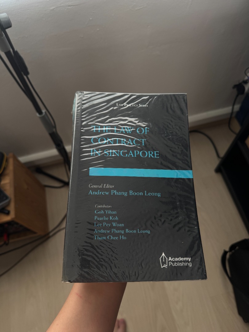 Law of Contract in Singapore - Andrew Phang Boon Leong / Goh Yihan ...