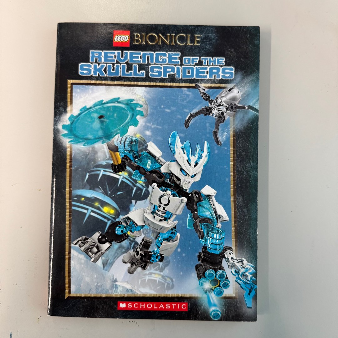 LEGO BIONICLE REVENGE OF THE SKULL SPIDERS Scholastic, 興趣及遊戲, 書本 & 文具 ...