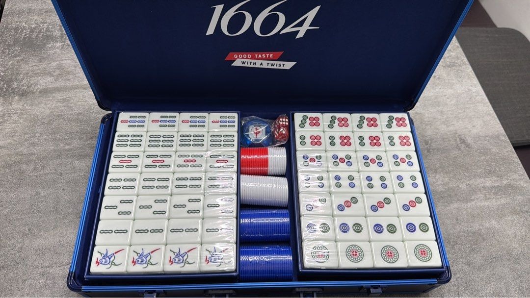 Limited Edition 1664 Beer Mahjong Set, Hobbies & Toys, Toys & Games on ...