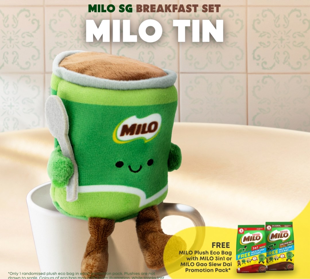 limited edition milo plush - milo tin, Hobbies & Toys, Toys & Games on ...