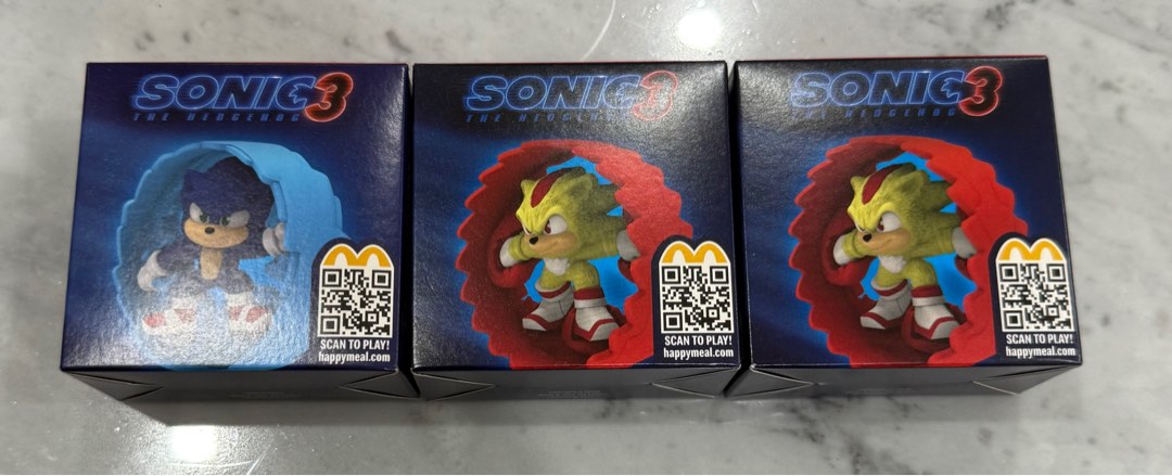 Macdonald Sonic 3 toy, Hobbies & Toys, Toys & Games on Carousell