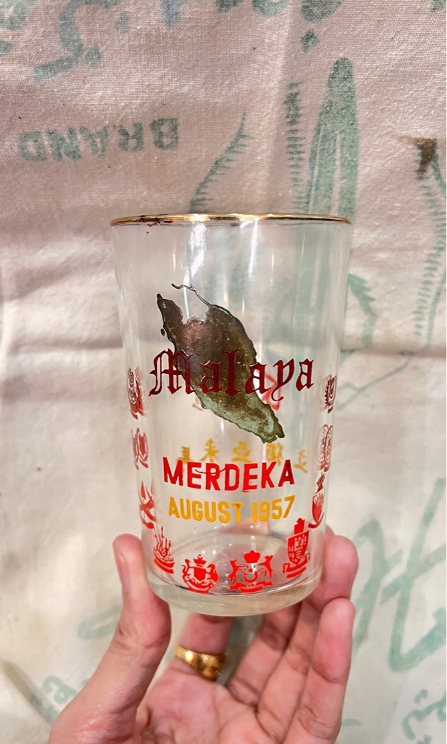 Malaya Merdeka 1957 Glass Antique, Hobbies & Toys, Collectibles ...