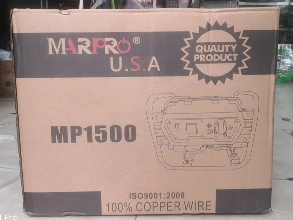 marpro gasoline generator 1500watts mp1500, TV & Home Appliances, Other Home Appliances on Carousell