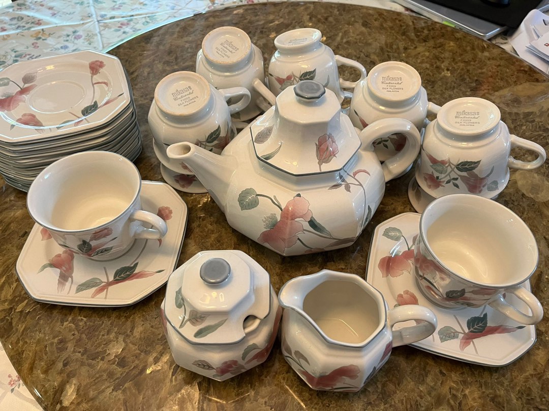 Mikasa Tea Set, Furniture & Home Living, Kitchenware & Tableware ...