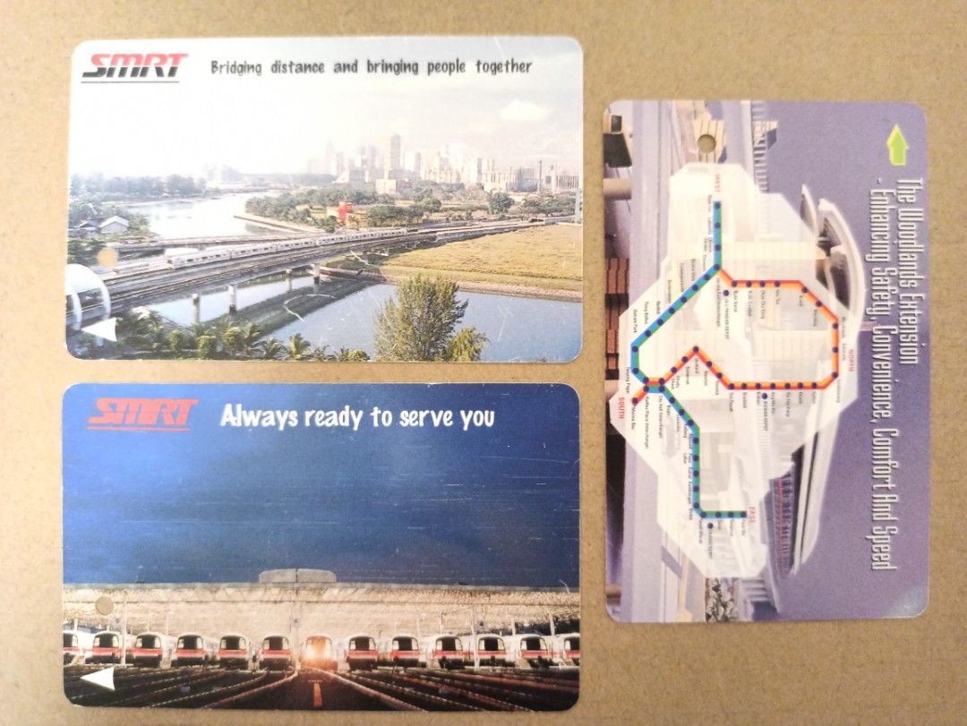 MRT cards SMRT special issues T48 corporate slogans "Always ready to ...