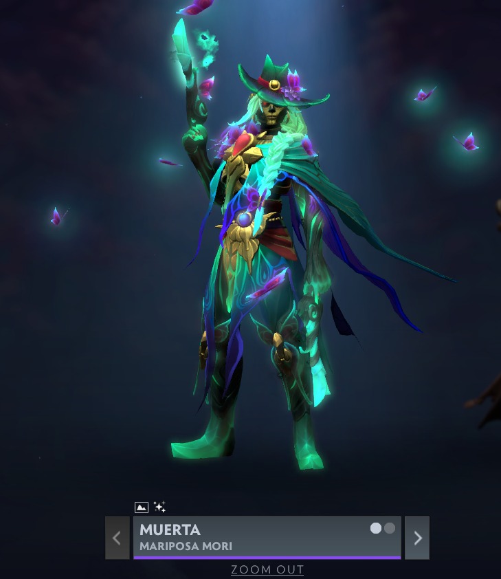 Muerta Set - Mariposa Mori Dota 2 Spring 2025 Heroes' Hoard Dota2 Cache ...