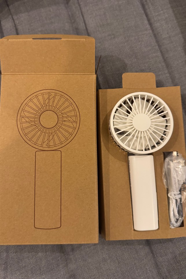 Muji handheld fan, Furniture & Home Living, Lighting & Fans, Fans on ...