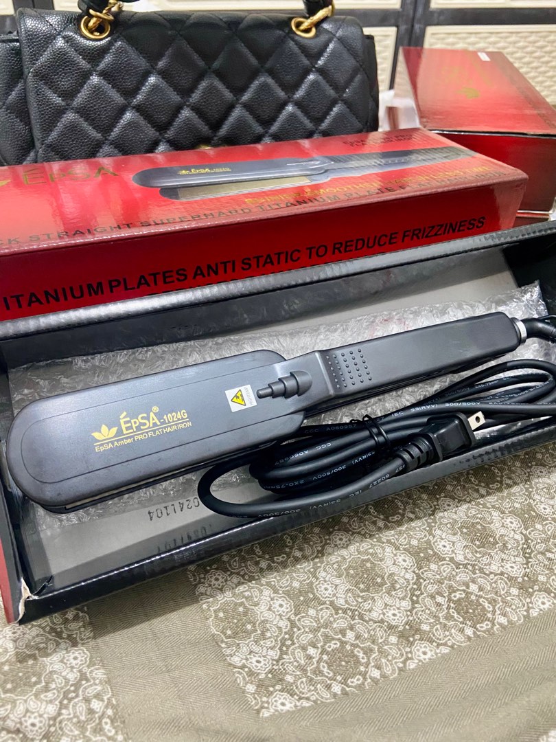 NEW EPSA 1024G HEAVY DUTY SUPER HARD TITANIUM PLATE HAIR IRON FOR ...