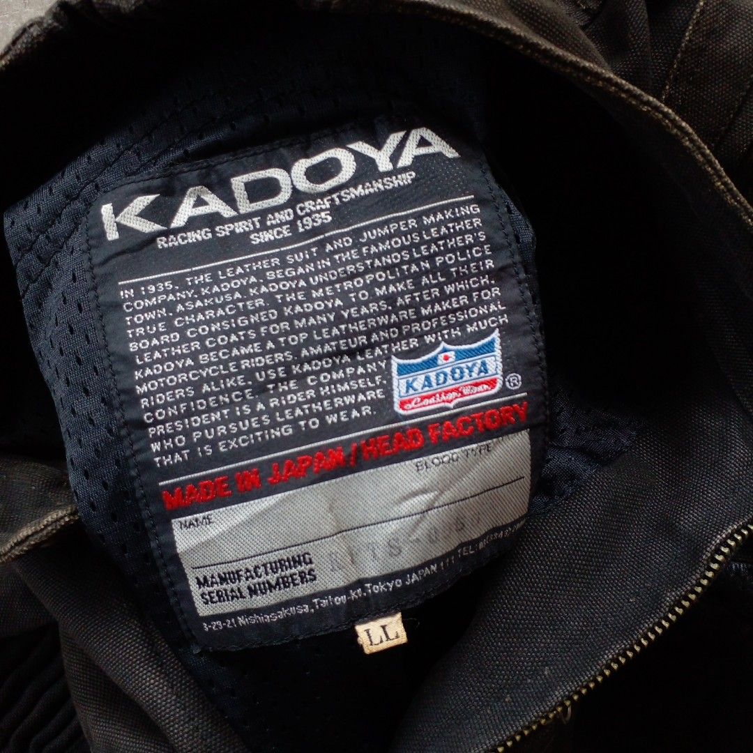 OG VINTAGE KADOYA SPOKET JACKET x ISAMU KATAYAMA BACKLASH x L.G.B x IF ...