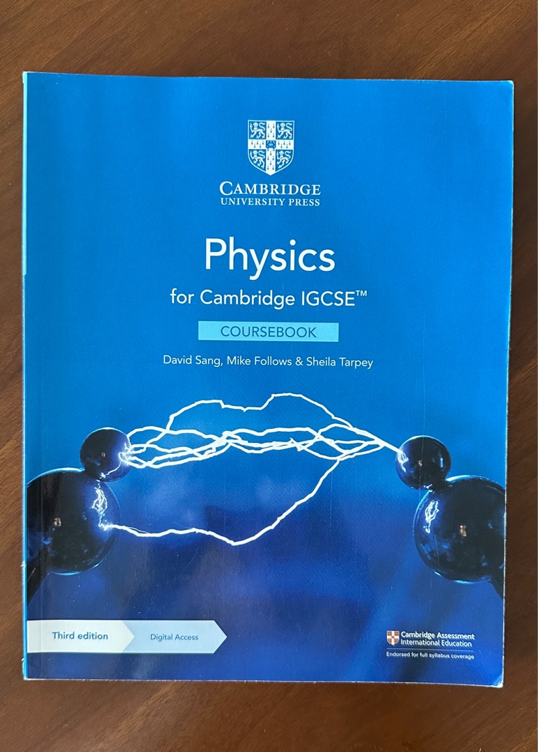 PHYSICS FOR CAMBRIDGE IGCSE COURSEBOOK, Hobbies & Toys, Books ...