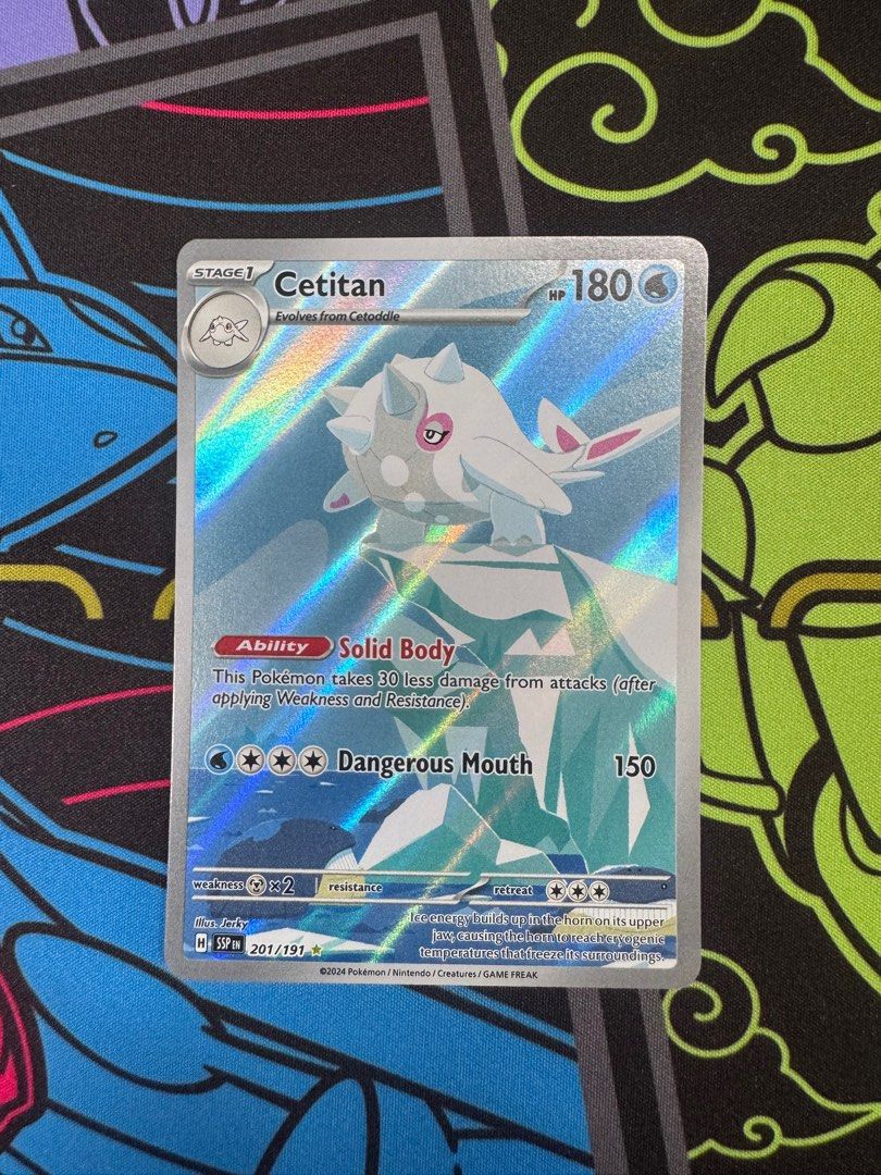 [Pokemon TCG] Cetitan 201/191 SV08 Surging Sparks IR Illustration Rare ...