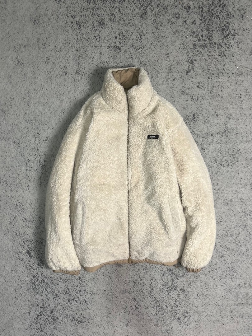 POLHAM Down Sherpa Jacket Reversible, Fesyen Pria, Pakaian , Baju ...