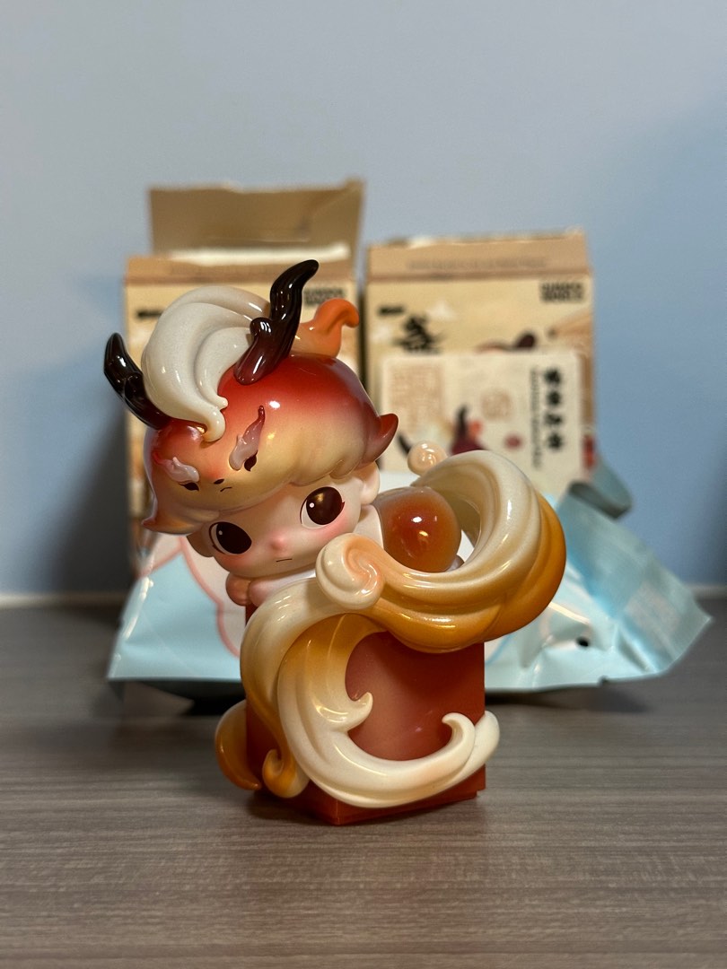 Pop Mart Dimoo - Stories in the Cup 一盏风月 : Auspicious Animal Seal 瑞兽印章 ...