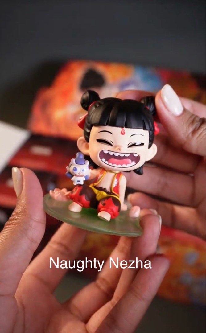 Popmart NeZha 2 Born Bonds Series Figures - Naughty NeZha, Hobbies ...