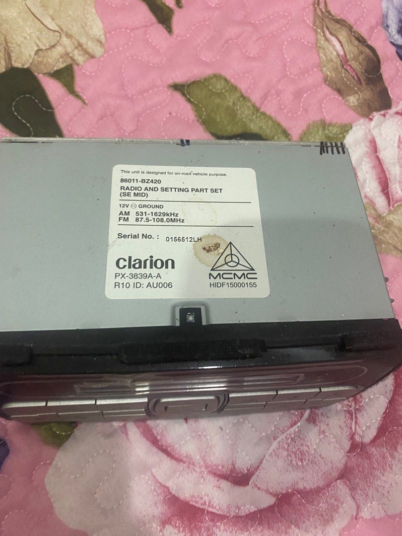 Original perodua bezza dashboard radio cover & aircond panel, Auto ...