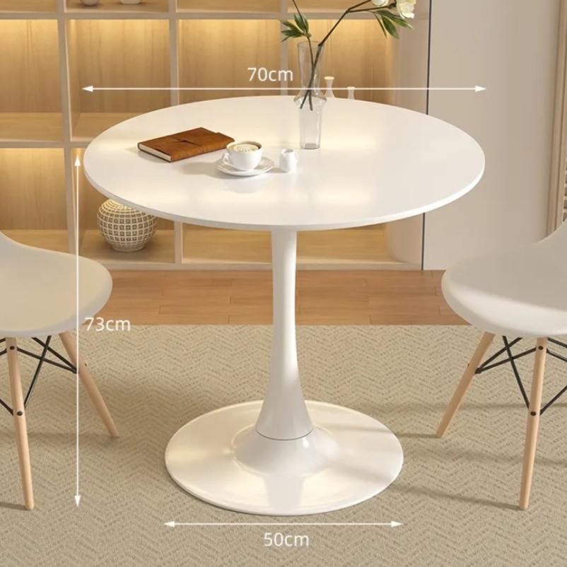 Round Dining Table | Compact Dining Table | Modern Cafe Table | Kitchen ...