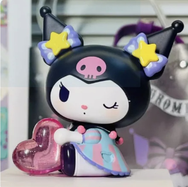 Sanrio Kuromi Candy Series Figurine - Wine-stuffed Gummy Candy, Hobbies ...