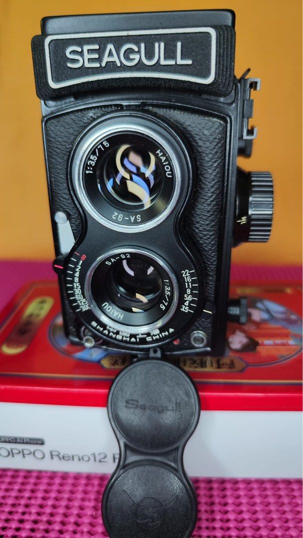 Seagull twin lens reflex film camera 120mm, Photography, Cameras on ...