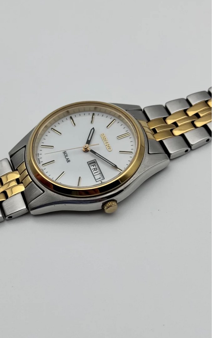 Seiko Solar Quartz - V158, Men's Fashion, Watches & Accessories ...