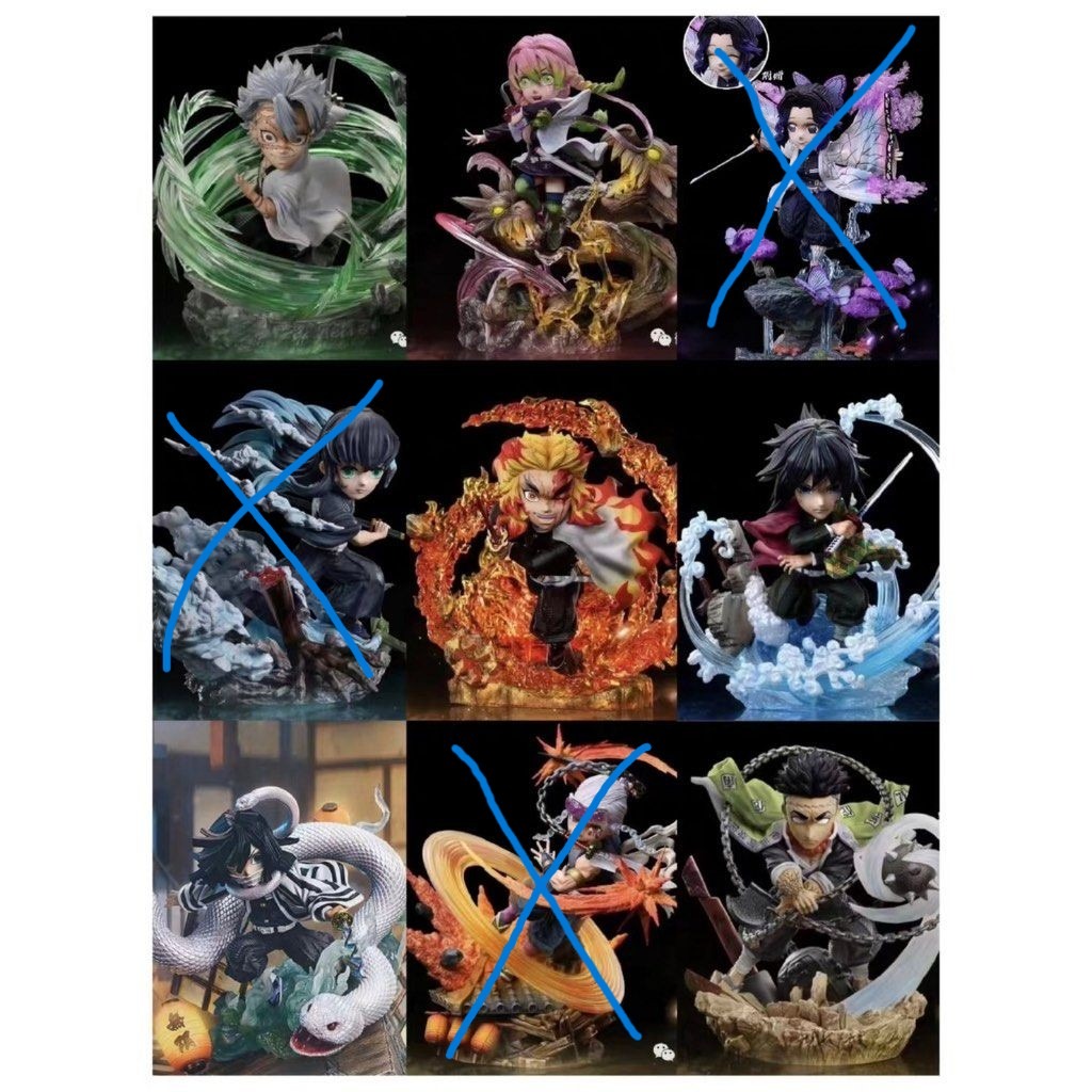 SELLING 6 RESIN OF G5 Studio Demon Slayer Hashira WCF GK RESIN, Hobbies ...