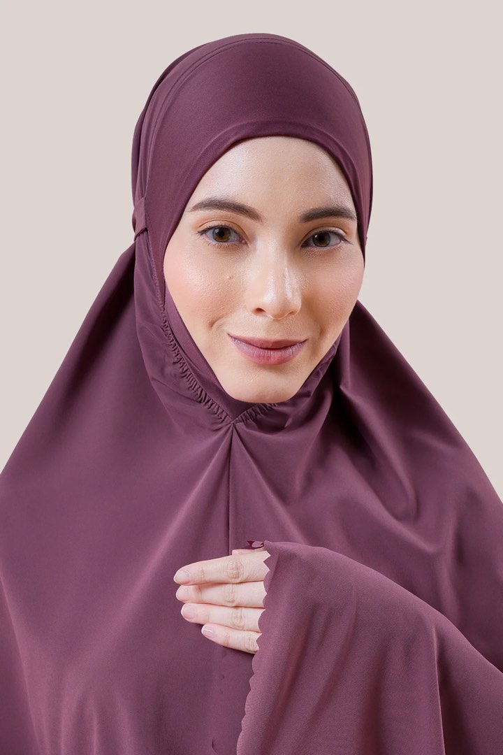 Siti Khadijah Flair Aria Deen Rose Wood, Women's Fashion, Muslimah ...