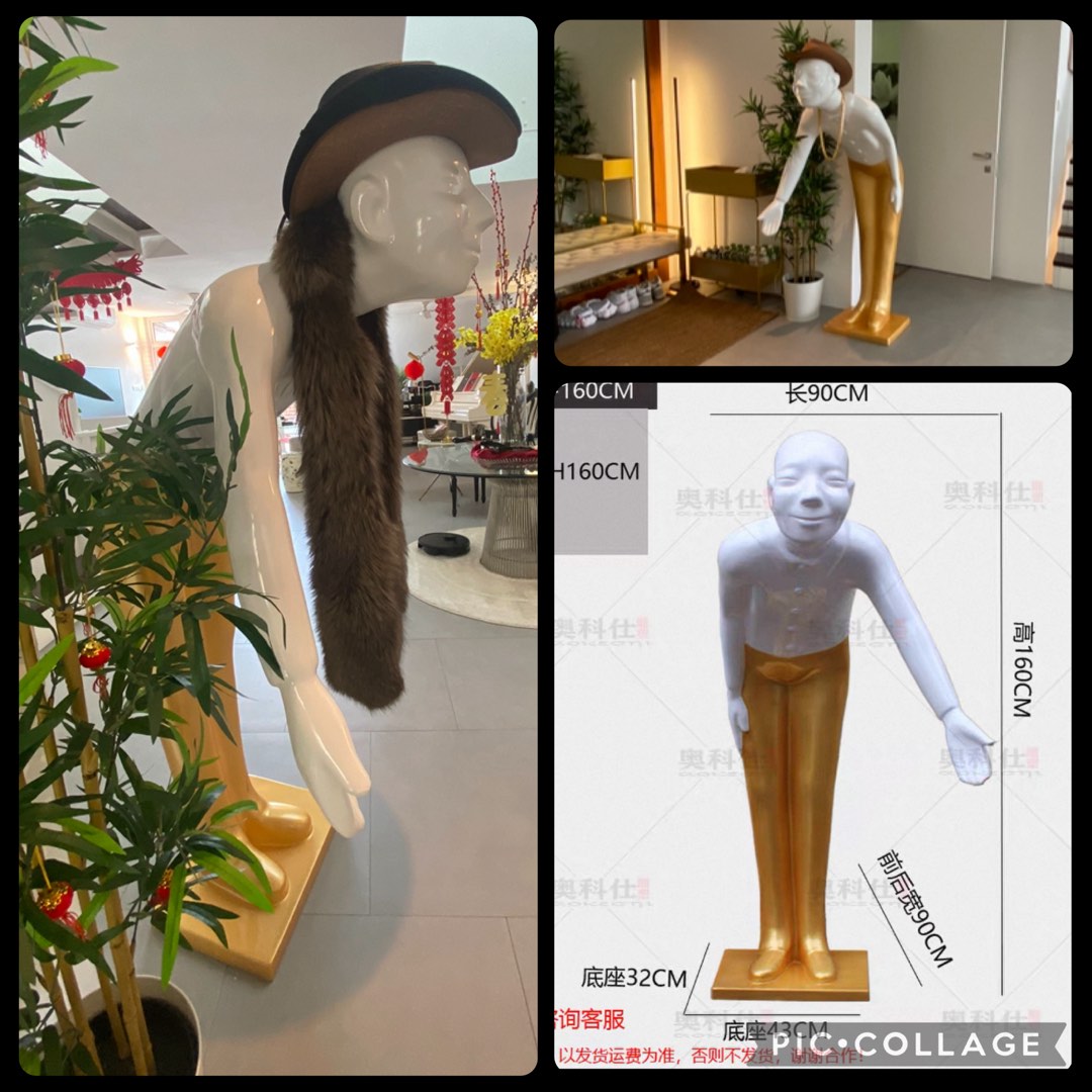 Statue welcome guy, Furniture & Home Living, Home Decor Accessories ...